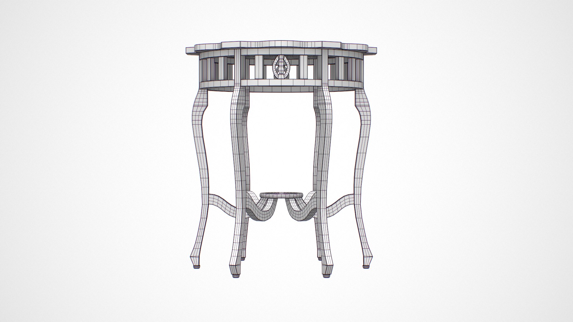 3D Bealey End Table pine finish model - TurboSquid 1764904