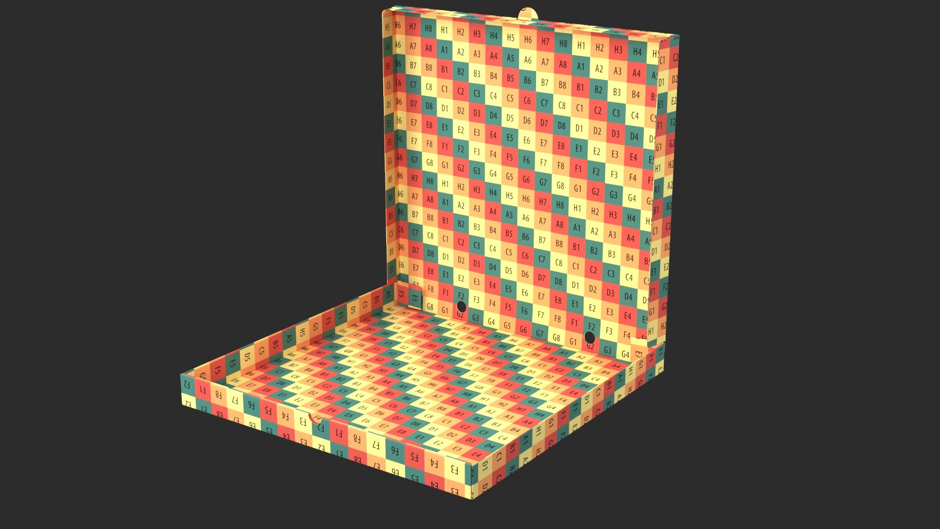 Pizza Box Open 3D Model - TurboSquid 1864936