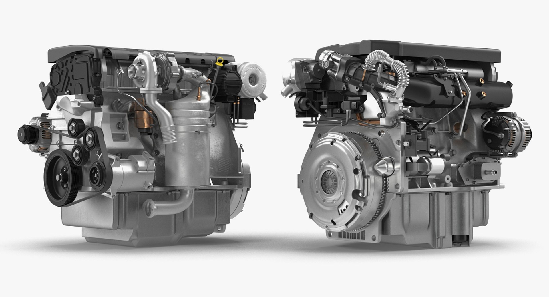 Turbo Diesel Engine Chevrolet Model - TurboSquid 1242879