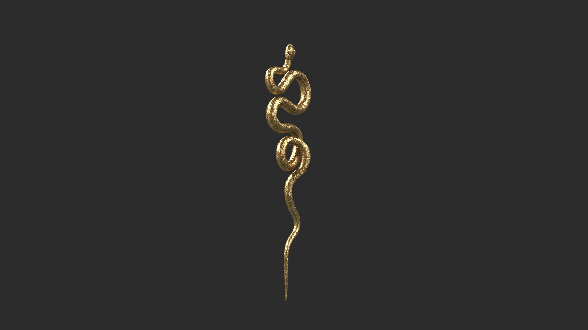 Gold-Silver Snake Wall Art(1) 3D Model - TurboSquid 1942422