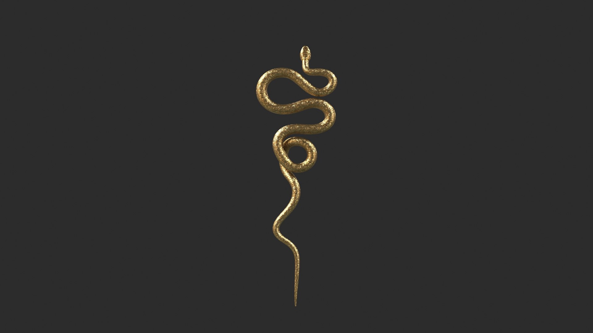 Gold-Silver Snake Wall Art(1) 3D Model - TurboSquid 1942422