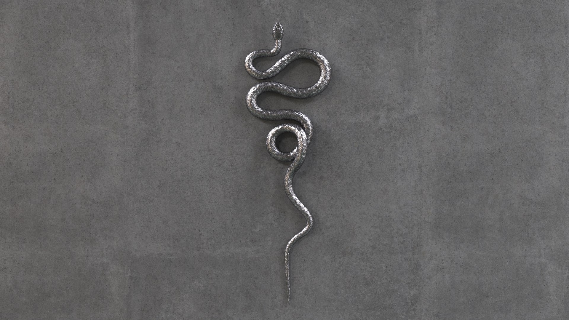 Gold-Silver Snake Wall Art(1) 3D Model - TurboSquid 1942422