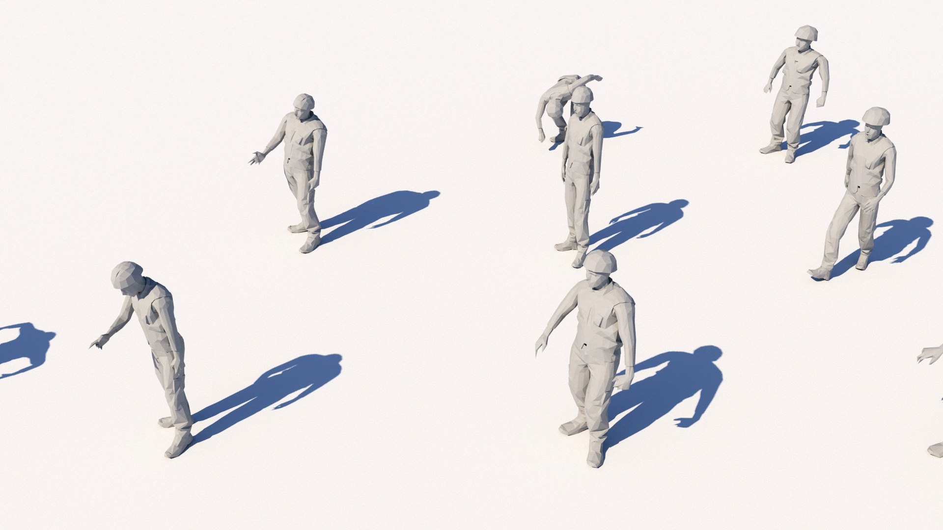 3D People Motion Crowd Model - TurboSquid 1638957