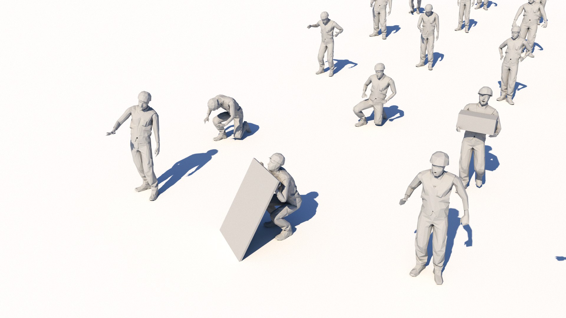 3D People Motion Crowd Model - TurboSquid 1638957