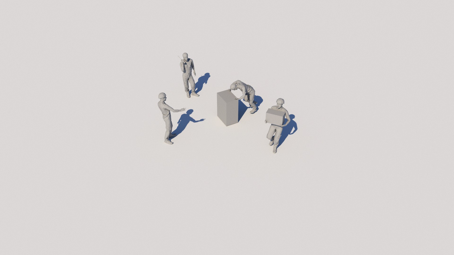 3D People Motion Crowd Model - TurboSquid 1638957
