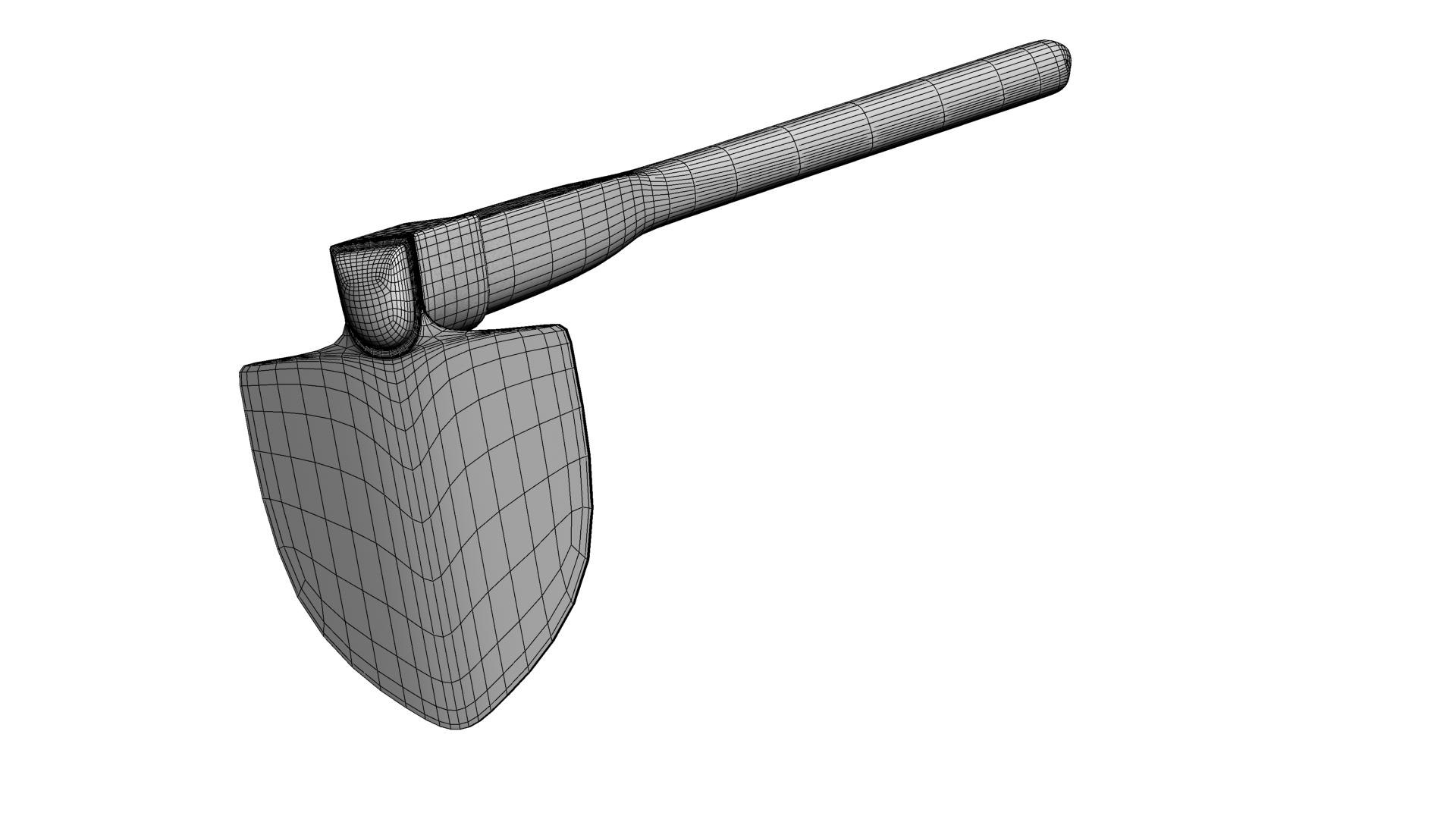 3D hoe tool - TurboSquid 1662570