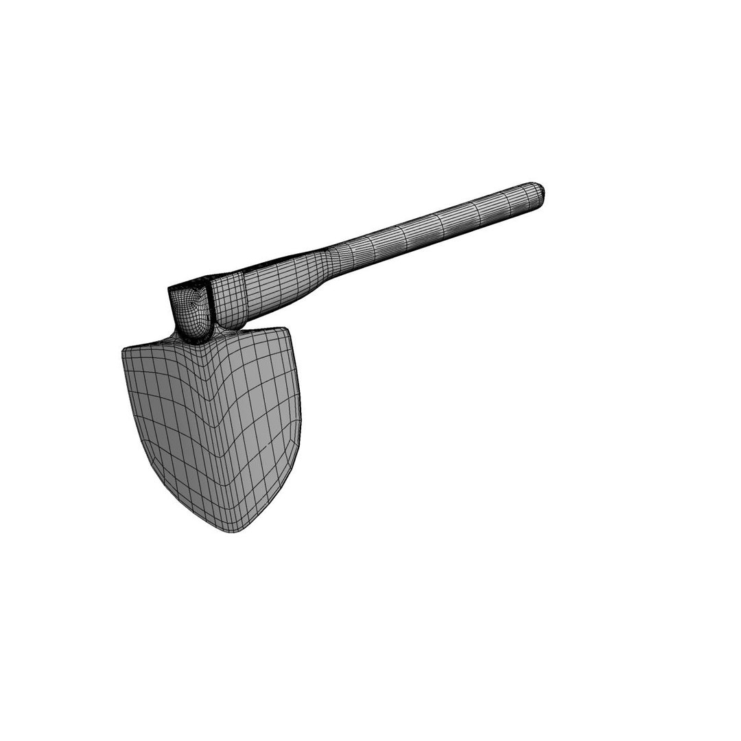 3D hoe tool - TurboSquid 1662570