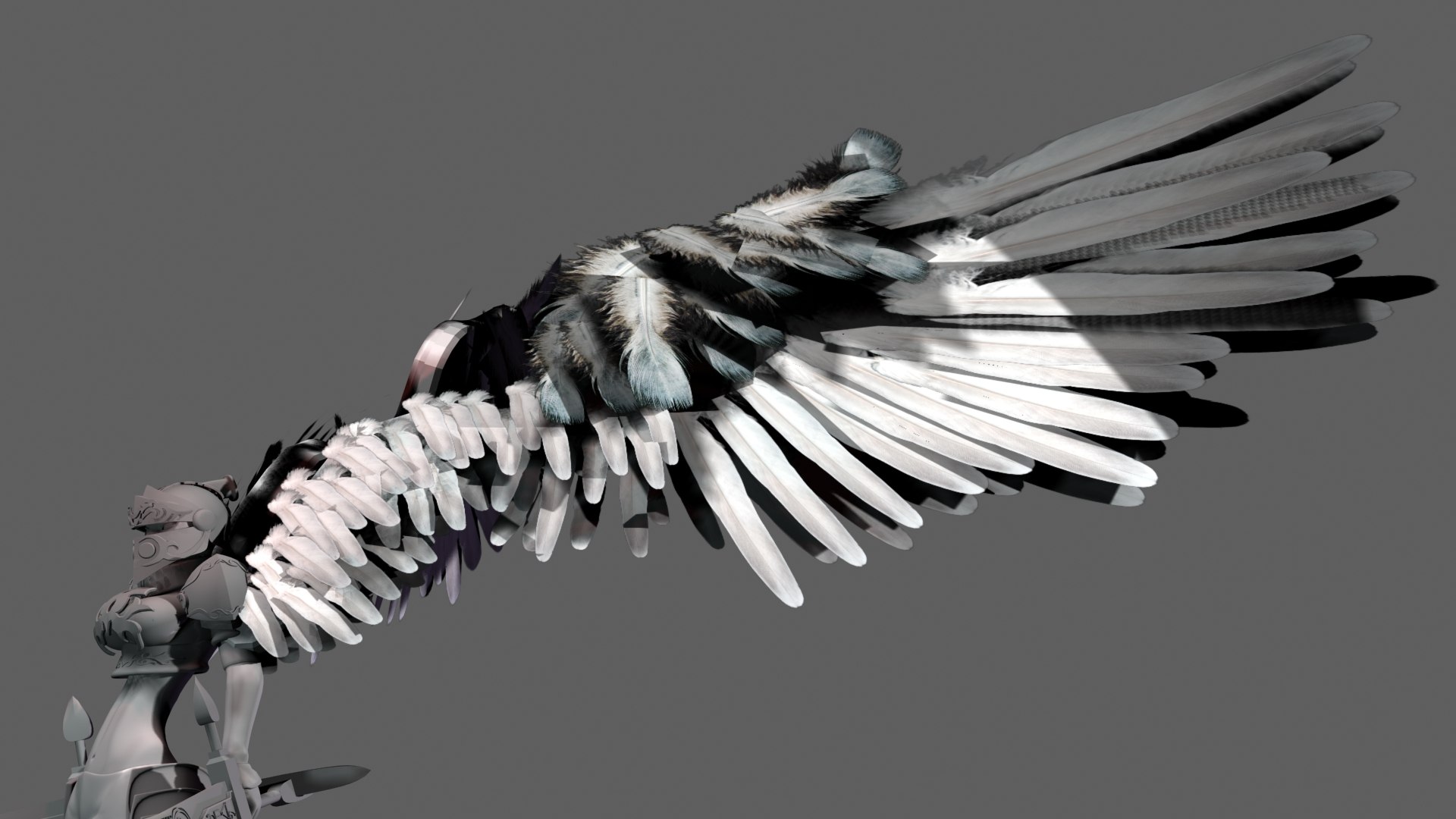 3dsmax Angel Armor