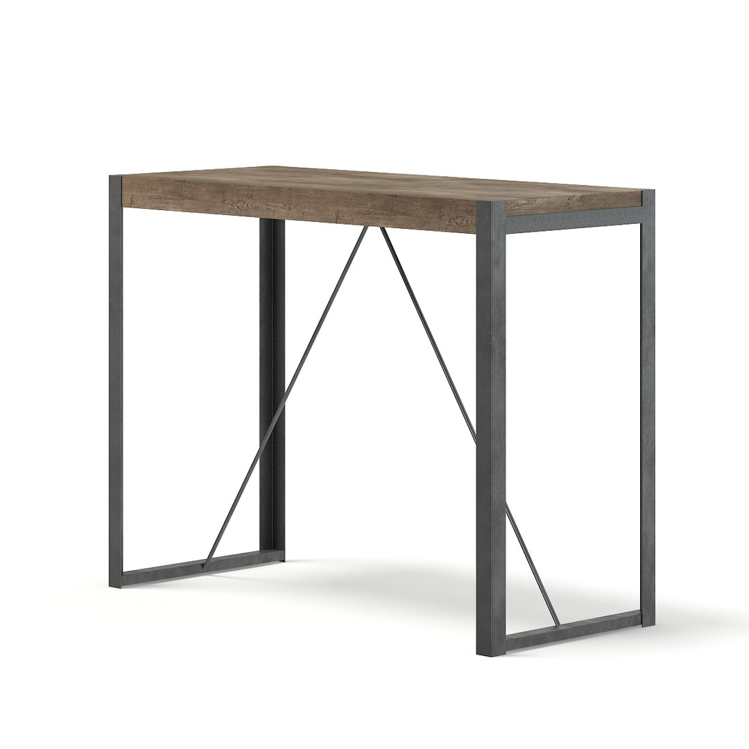 3D Tall Table Metal - TurboSquid 1274265