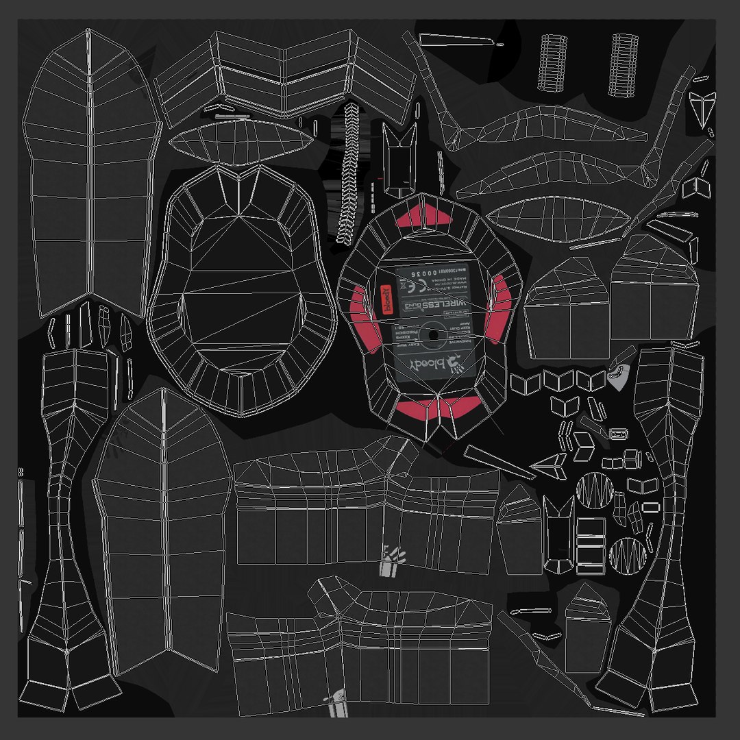 3D A4Tech Bloody Computer Mouse PBR - TurboSquid 1855244