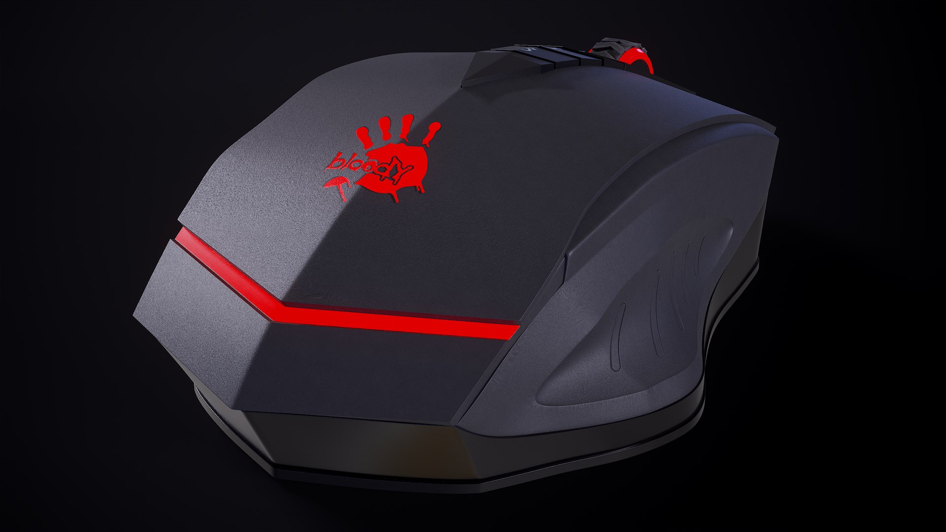 3D A4Tech Bloody Computer Mouse PBR - TurboSquid 1855244