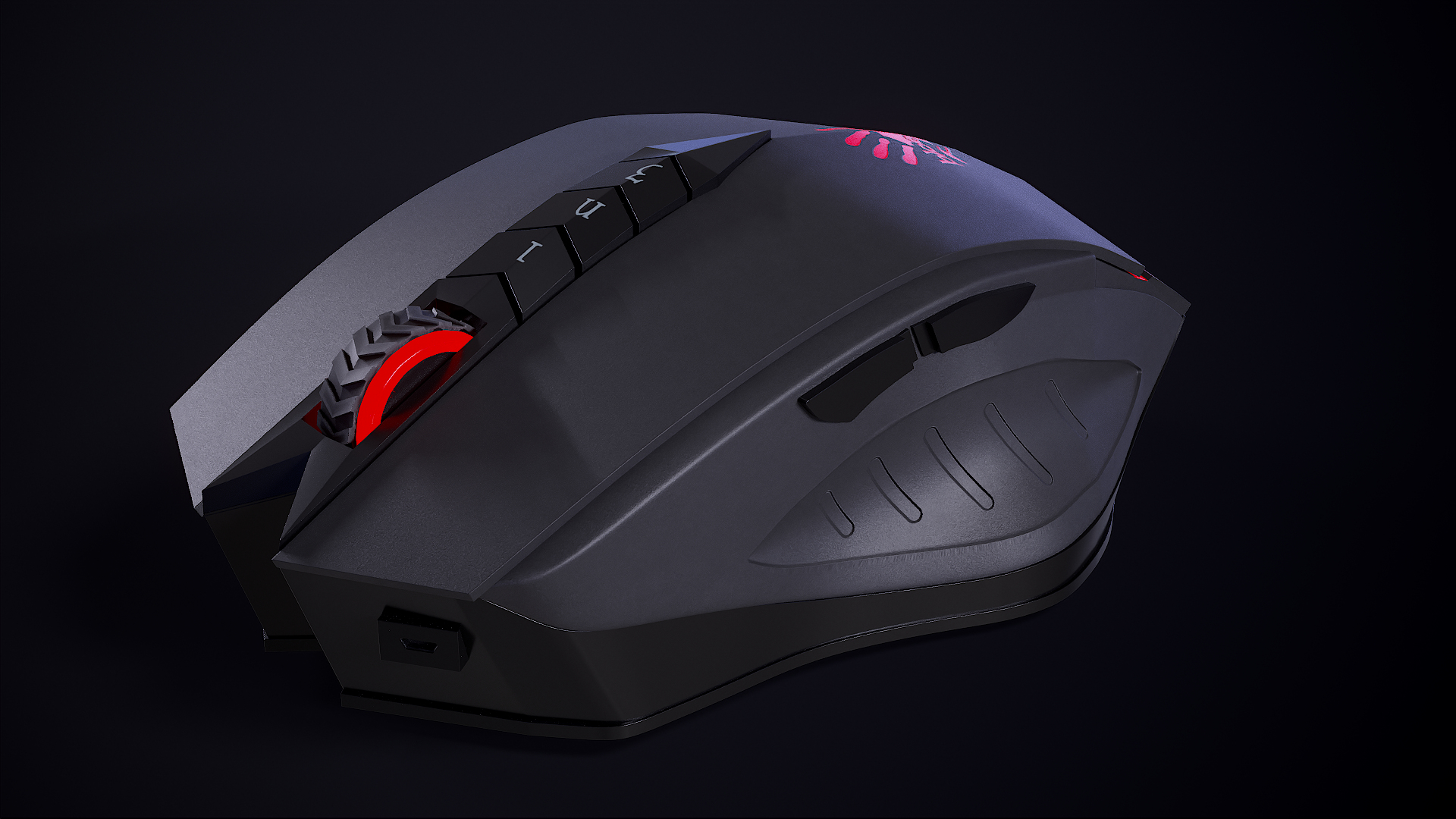 3D A4Tech Bloody Computer Mouse PBR - TurboSquid 1855244