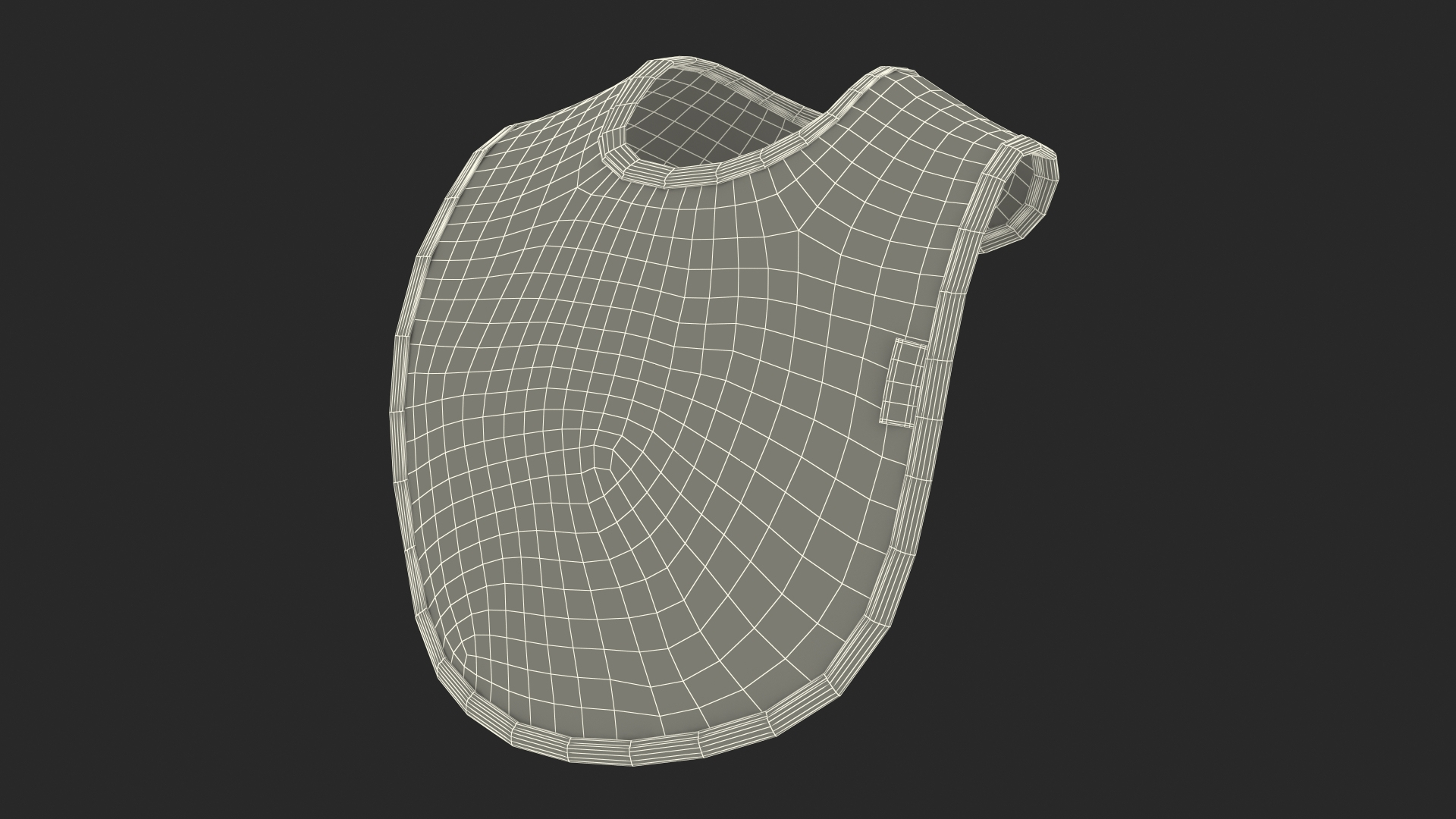 Pink Newborn Baby Bib Put On 3D Model - TurboSquid 2112223