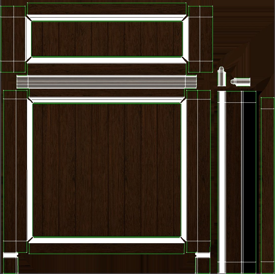Wood Panels 3D Model - TurboSquid 1438337