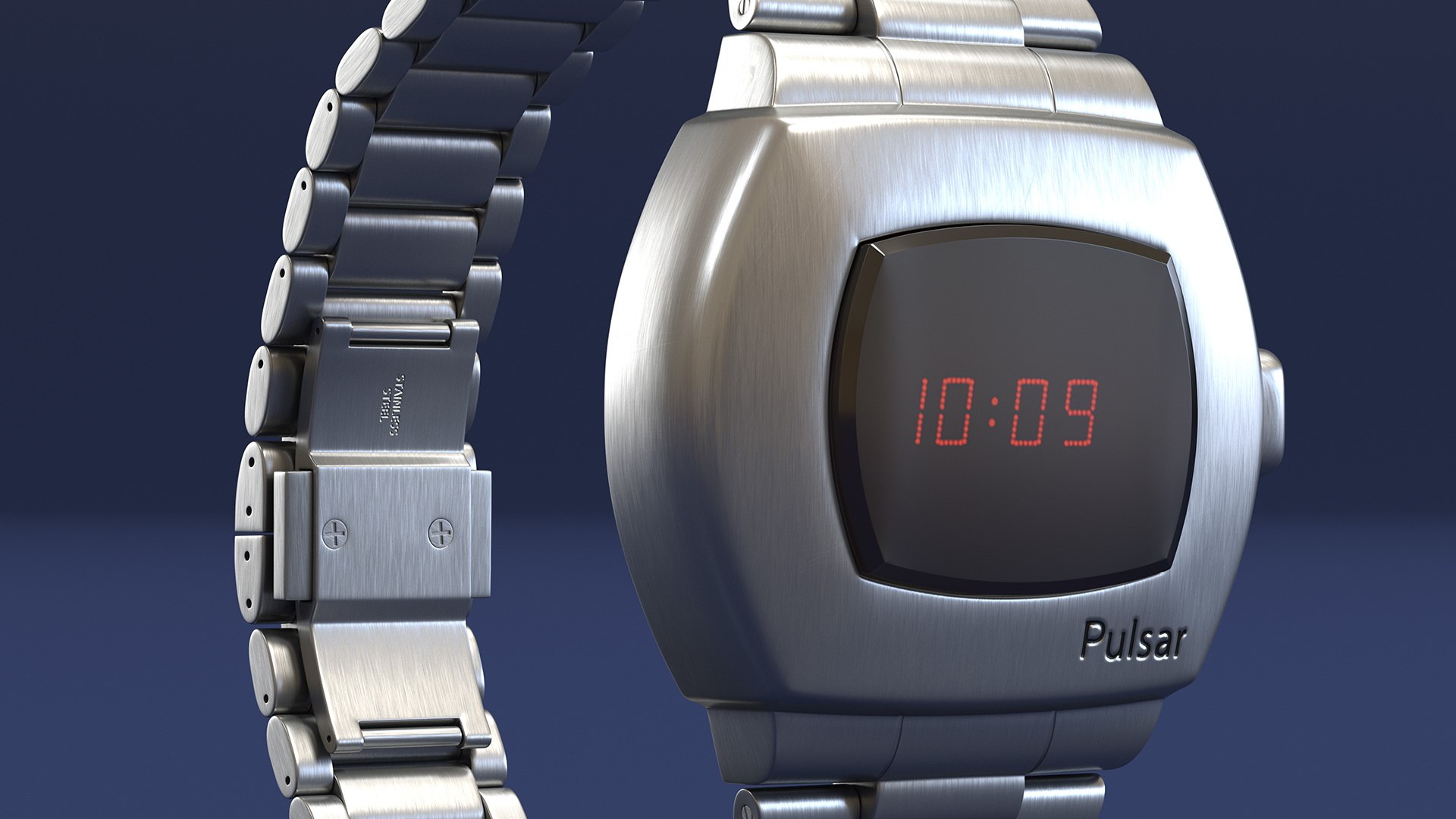 3D Hamilton Watch Pulsar 1970 Model - TurboSquid 1959625