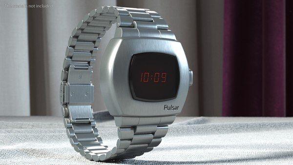 3D Hamilton Watch Pulsar 1970 model - TurboSquid 1959625