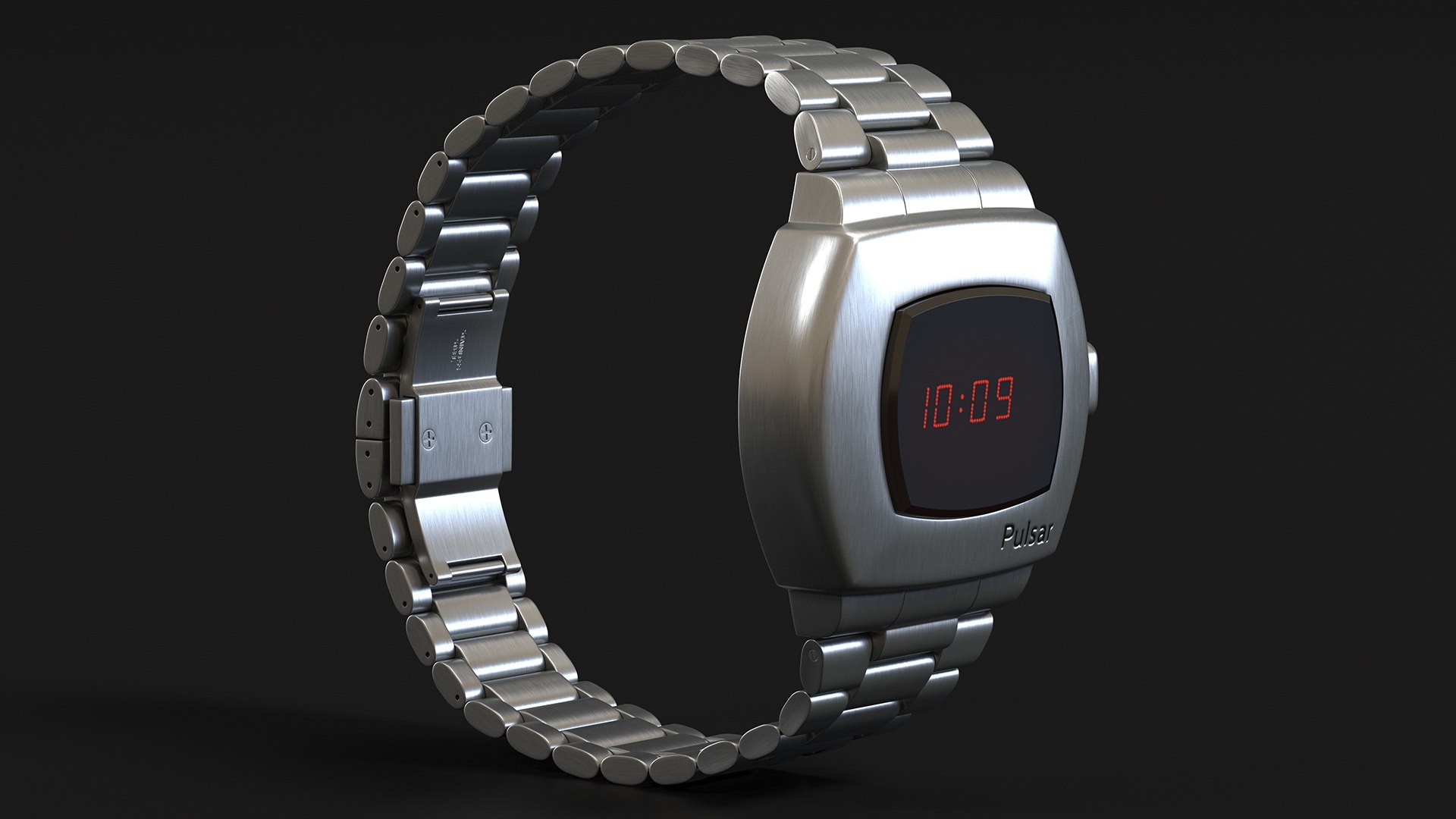 3D Hamilton Watch Pulsar 1970 Model - TurboSquid 1959625