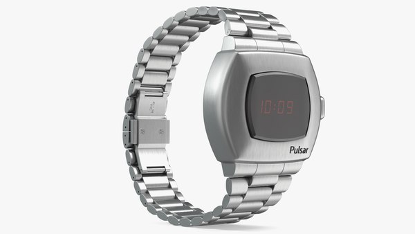 3D Hamilton Watch Pulsar 1970 model - TurboSquid 1959625