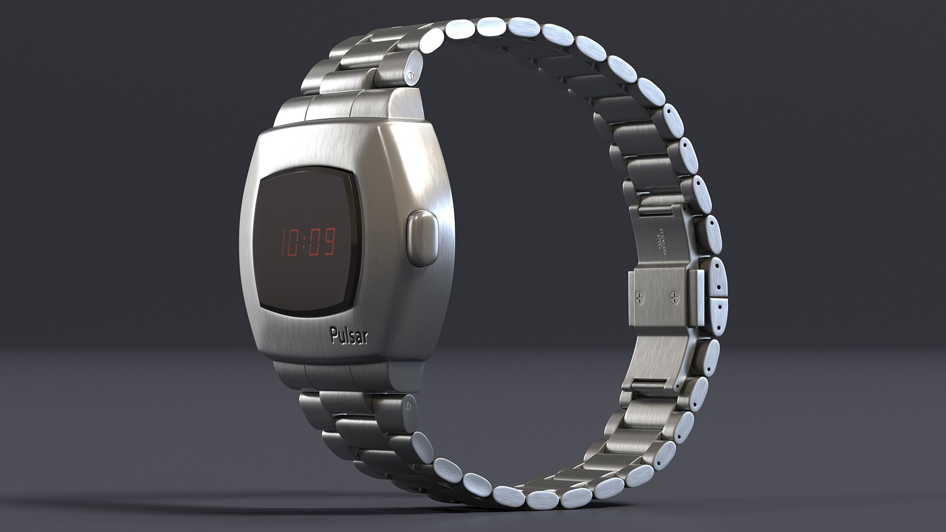 3D Hamilton Watch Pulsar 1970 Model - TurboSquid 1959625