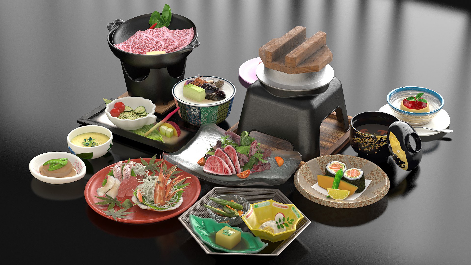 Kaiseki 002 3D - TurboSquid 2160548