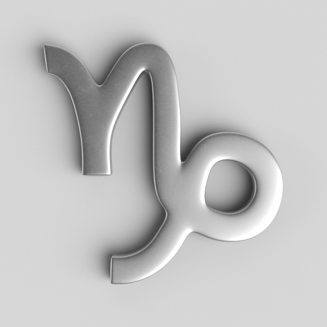 3D Sign Capricorn - TurboSquid 1623900