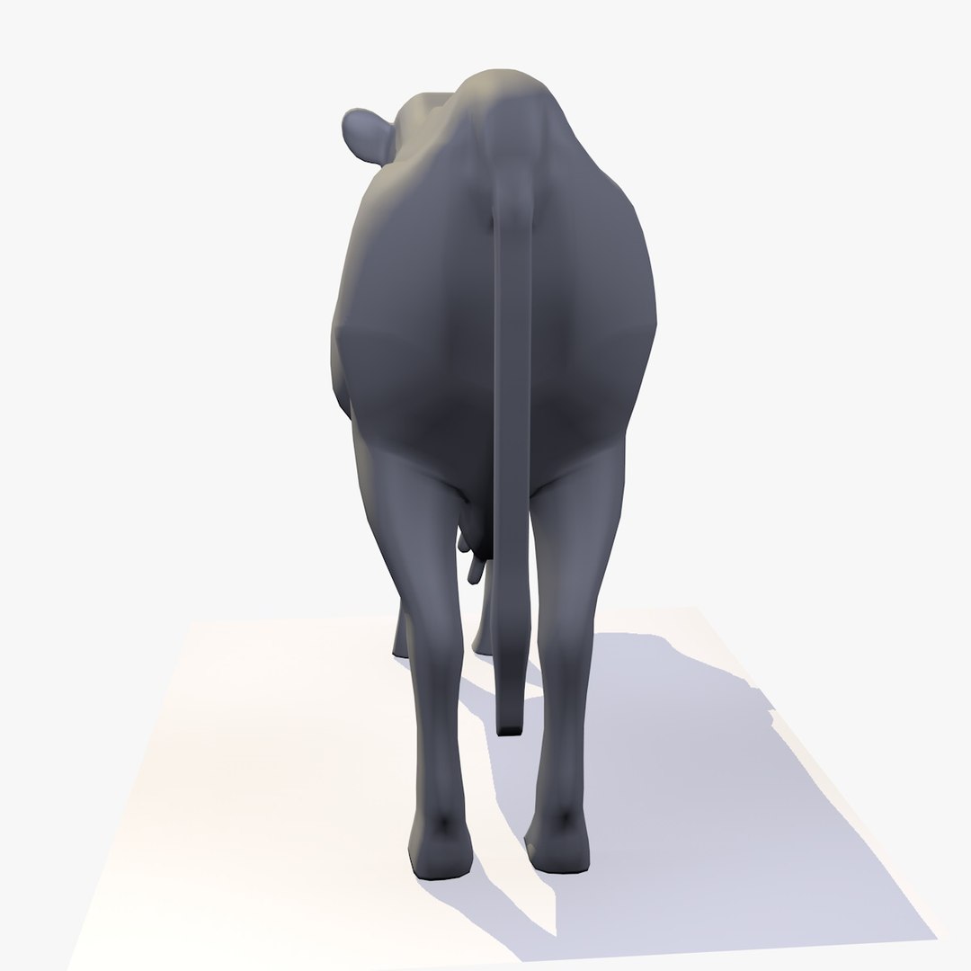 3D Base Mesh Cow Rigged - TurboSquid 1151150