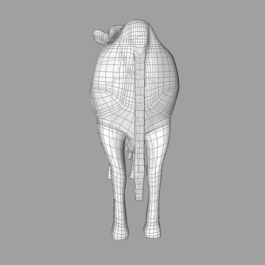 3D Base Mesh Cow Rigged - TurboSquid 1151150