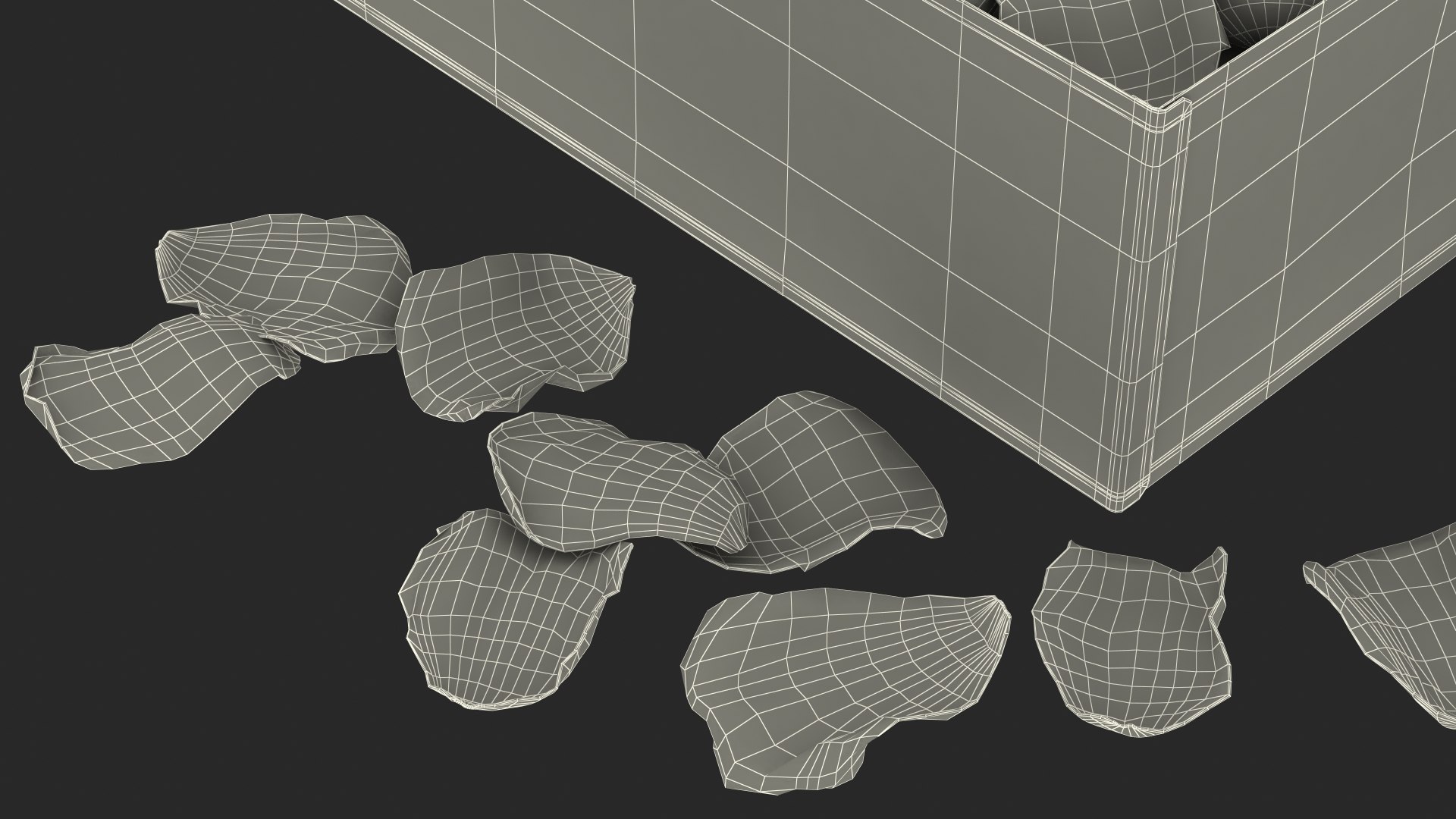 Box With Rose Petals 3D model - TurboSquid 1851774