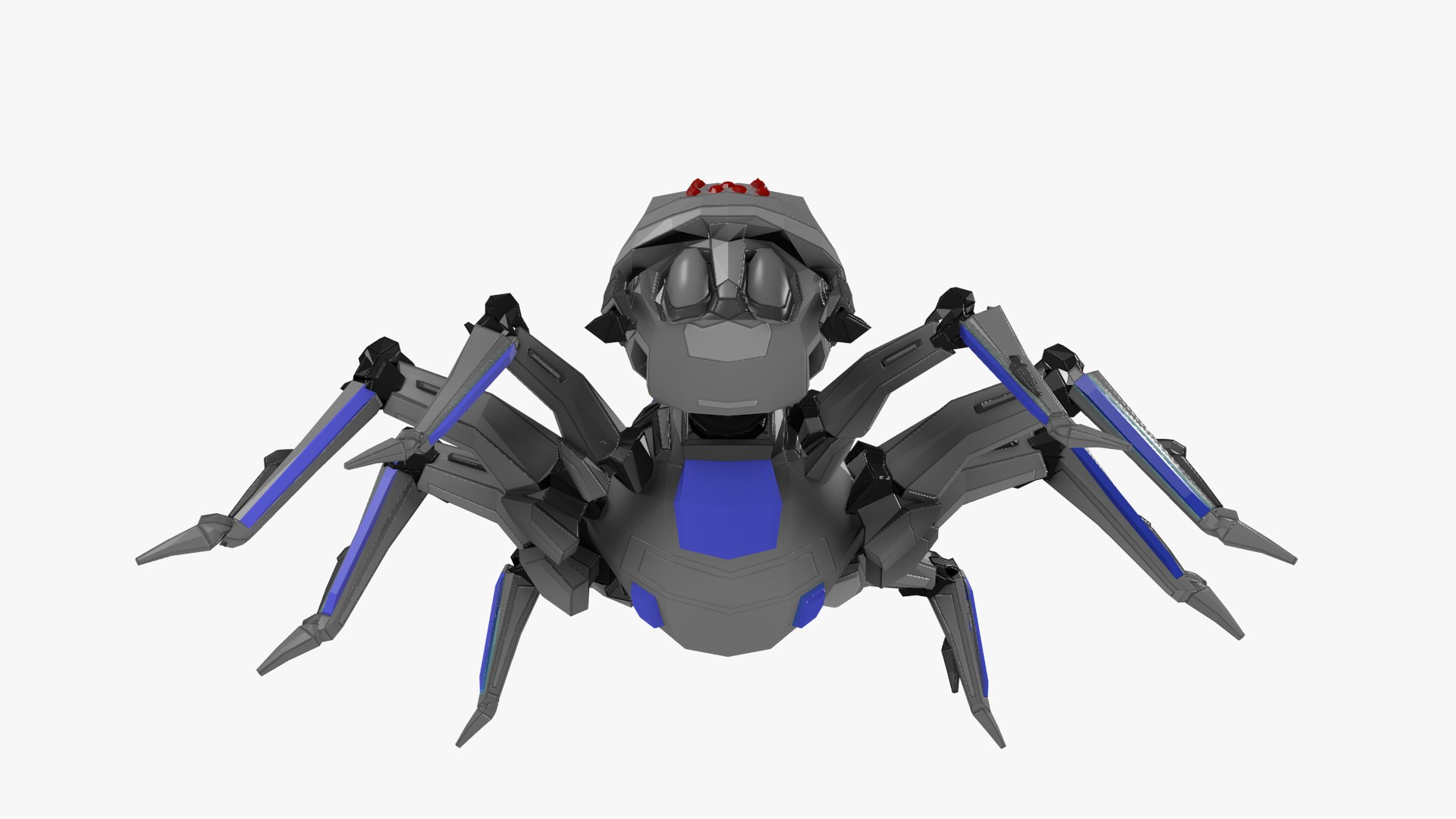 3D Sci-fi Spider Robot Model - TurboSquid 1547606