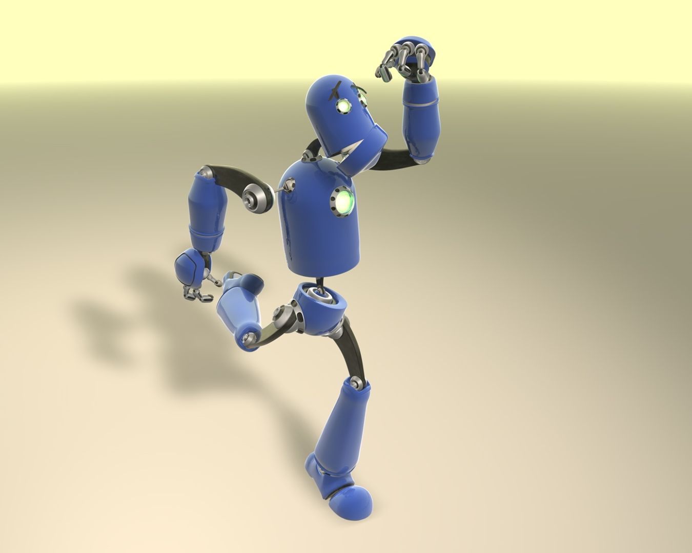 robot character c4d