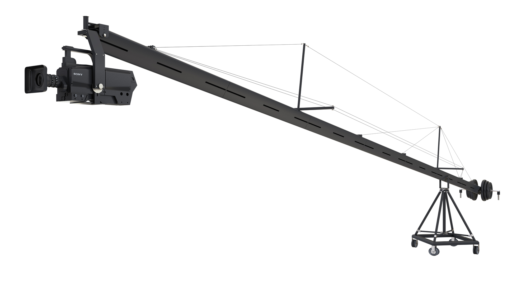 3D model Camera Crane and Studio Light - TurboSquid 1768725