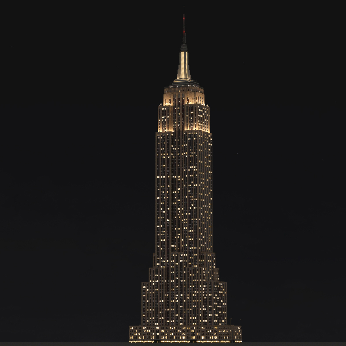 3d empire state building landmark
