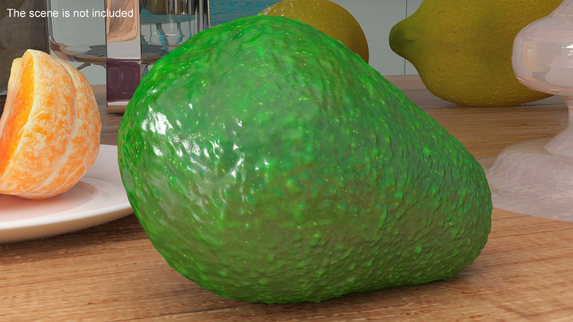 3D Avocado Fuerte - TurboSquid 2128835