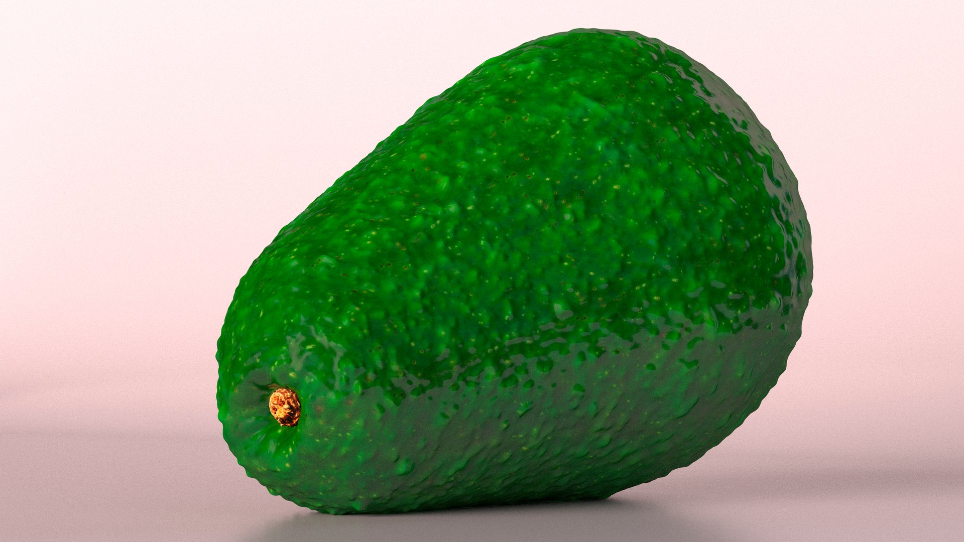 3D Avocado Fuerte - TurboSquid 2128835