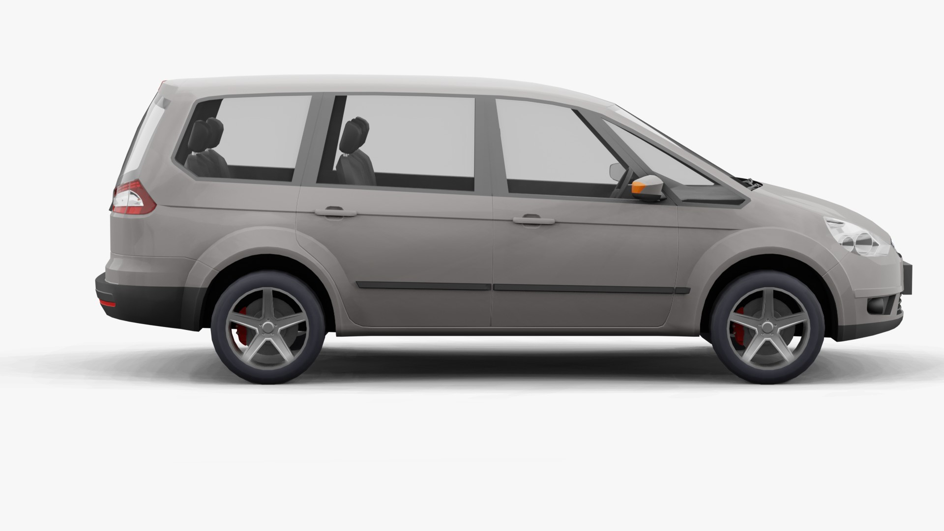 Ford Galaxy 2007 Lowpoly 3D Model - TurboSquid 1968368