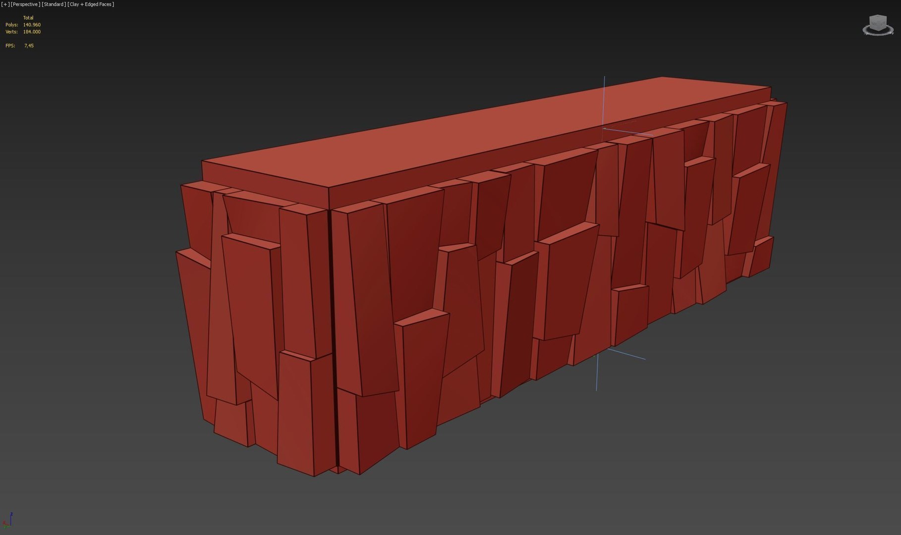 3D Model Faceted Console - TurboSquid 2182370