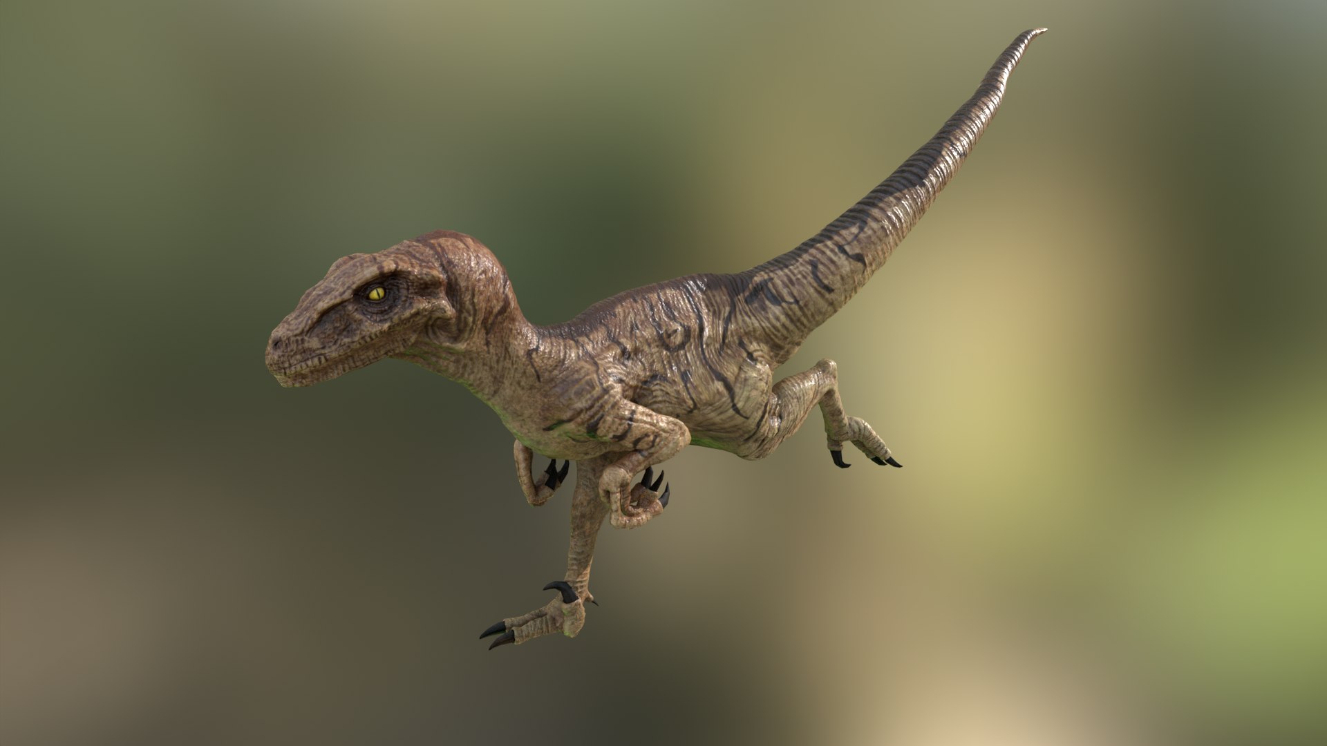 Game Ready Velociraptor Model - TurboSquid 2217352