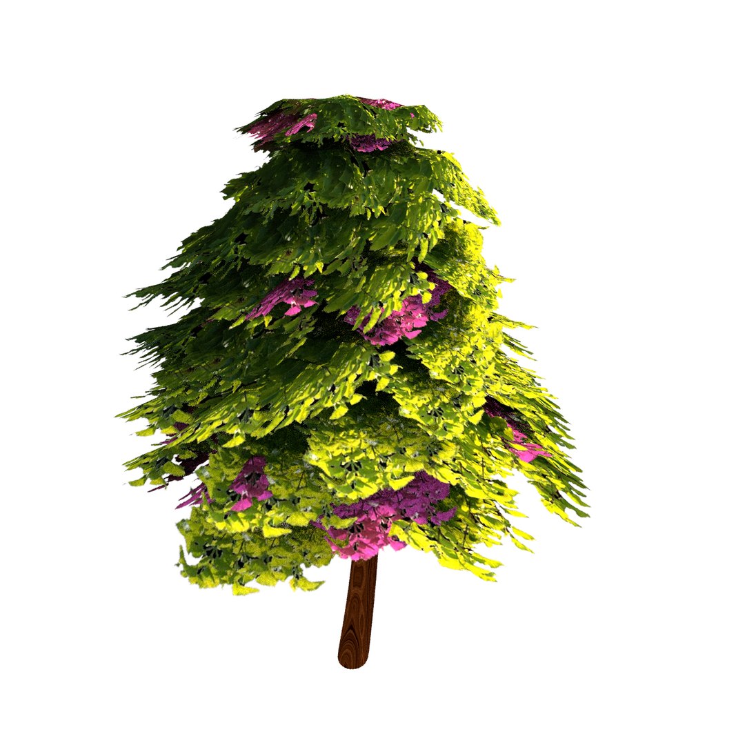 3D Model Tree Flowers Animation - TurboSquid 1551814