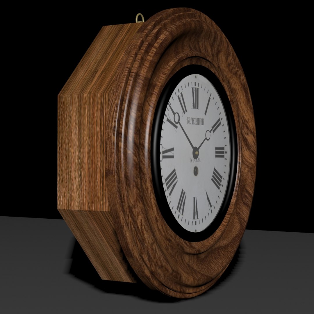 3d Model Antique Clocks
