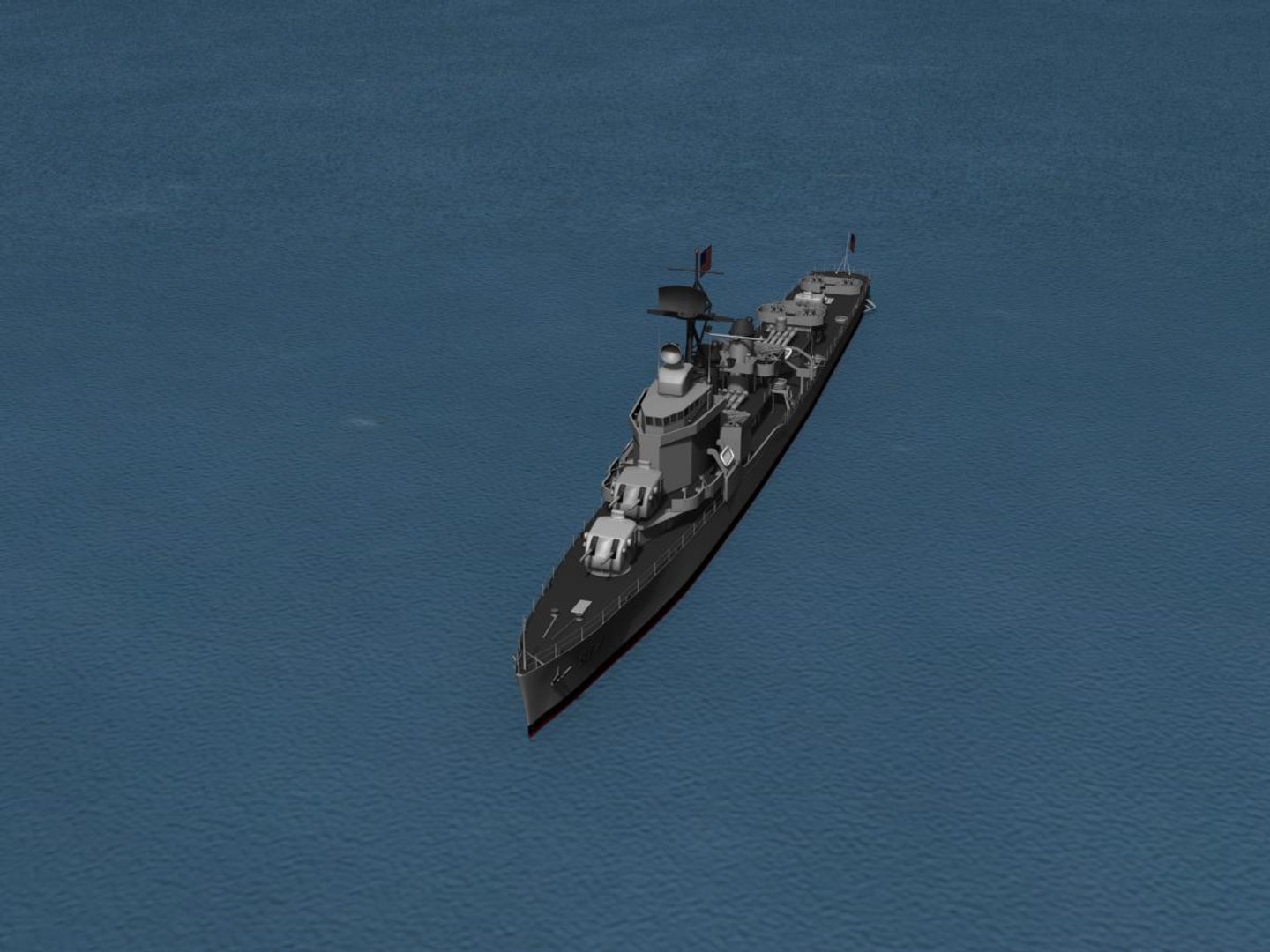 3d Gearing Class Destroyers Model