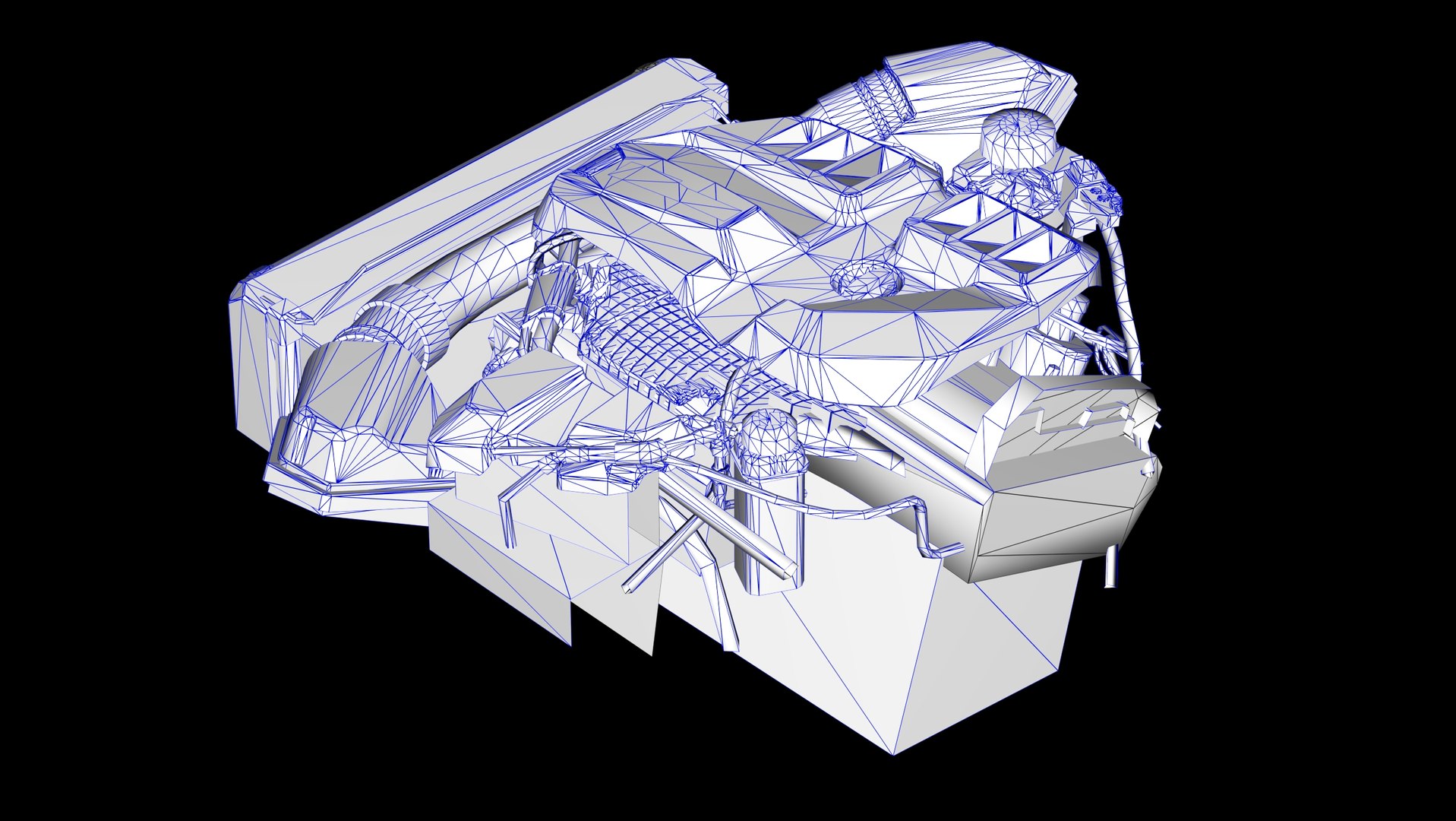 S58 Twin Turbo Straight Six Engine 3D Model - TurboSquid 2334542