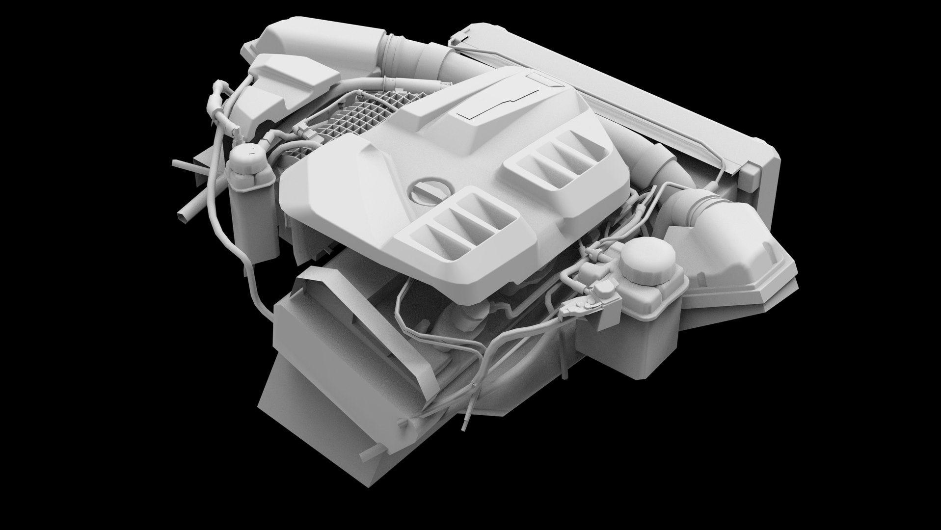 S58 Twin Turbo Straight Six Engine 3D Model - TurboSquid 2334542