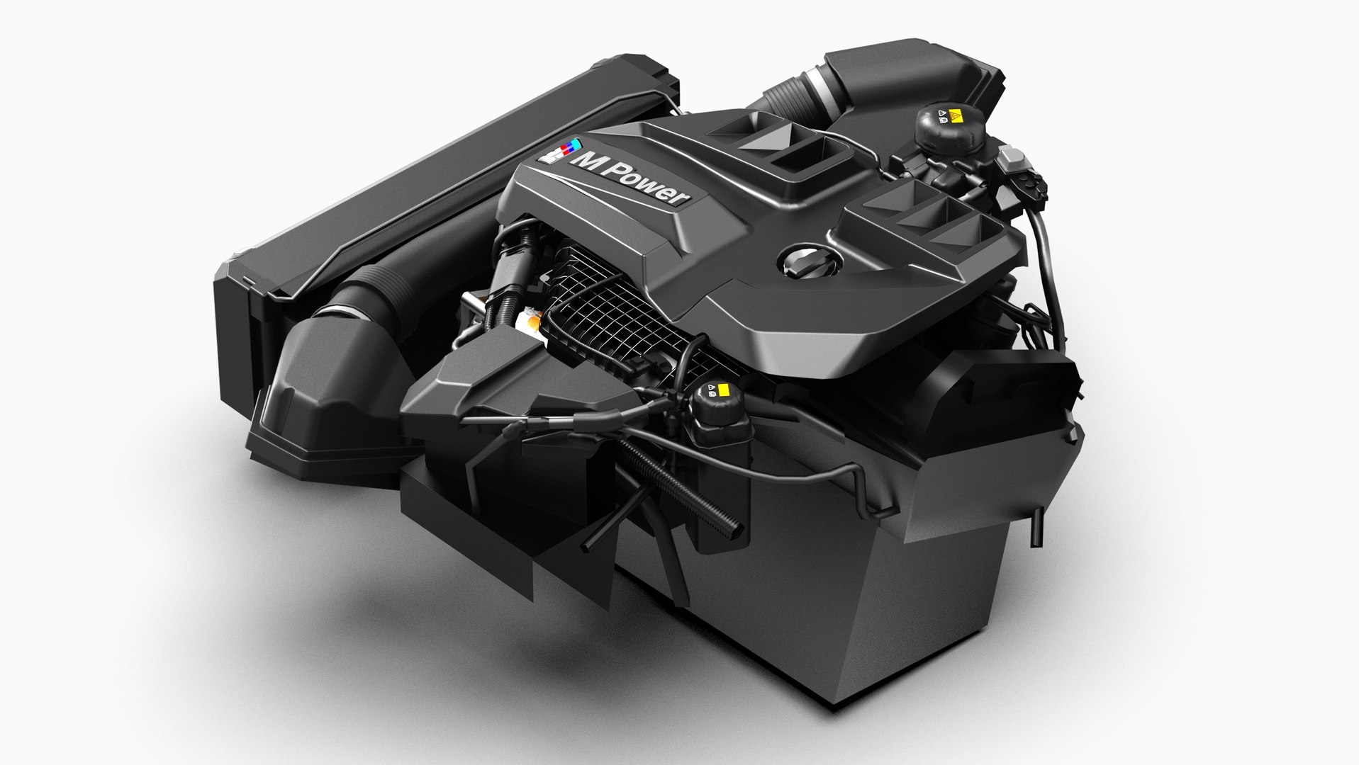 S58 Twin Turbo Straight Six Engine 3D Model - TurboSquid 2334542