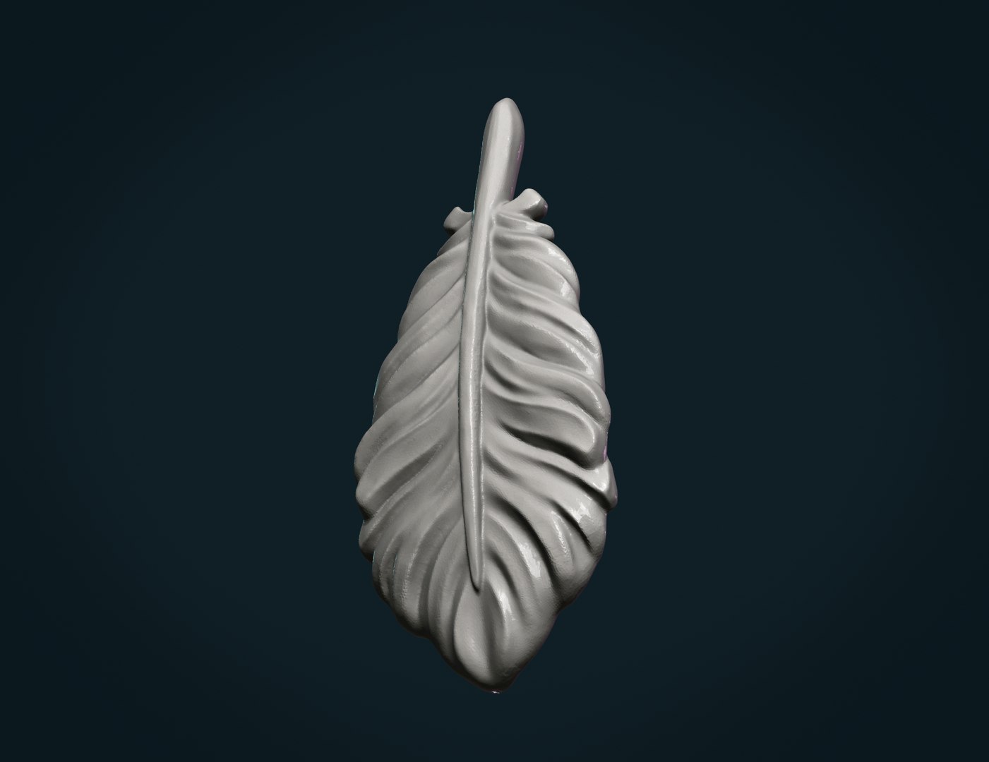 3D Print Ready Feather Model - TurboSquid 1485475