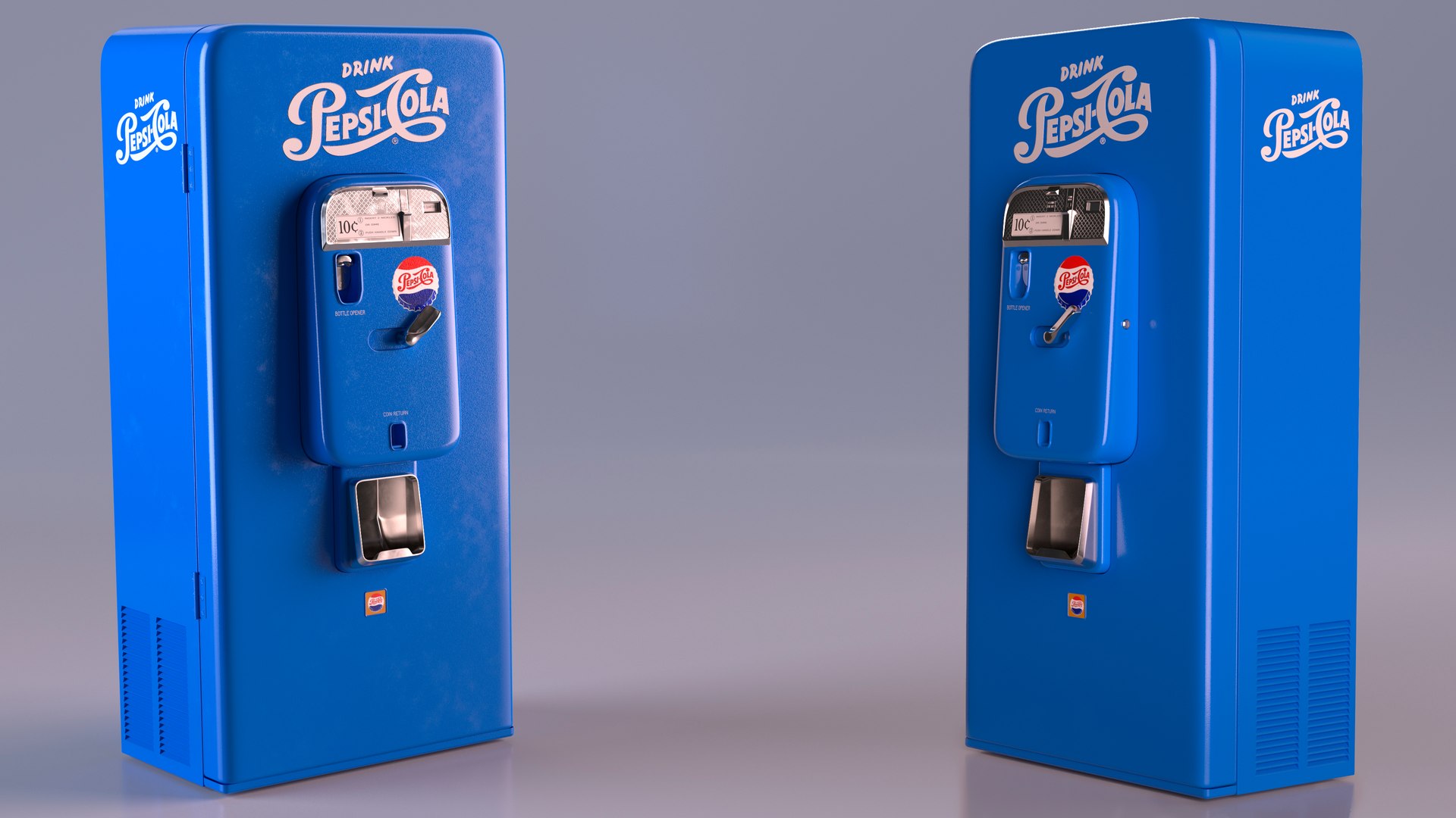 Pepsi Vintage American Vending Machine 3D Model - TurboSquid 2128248