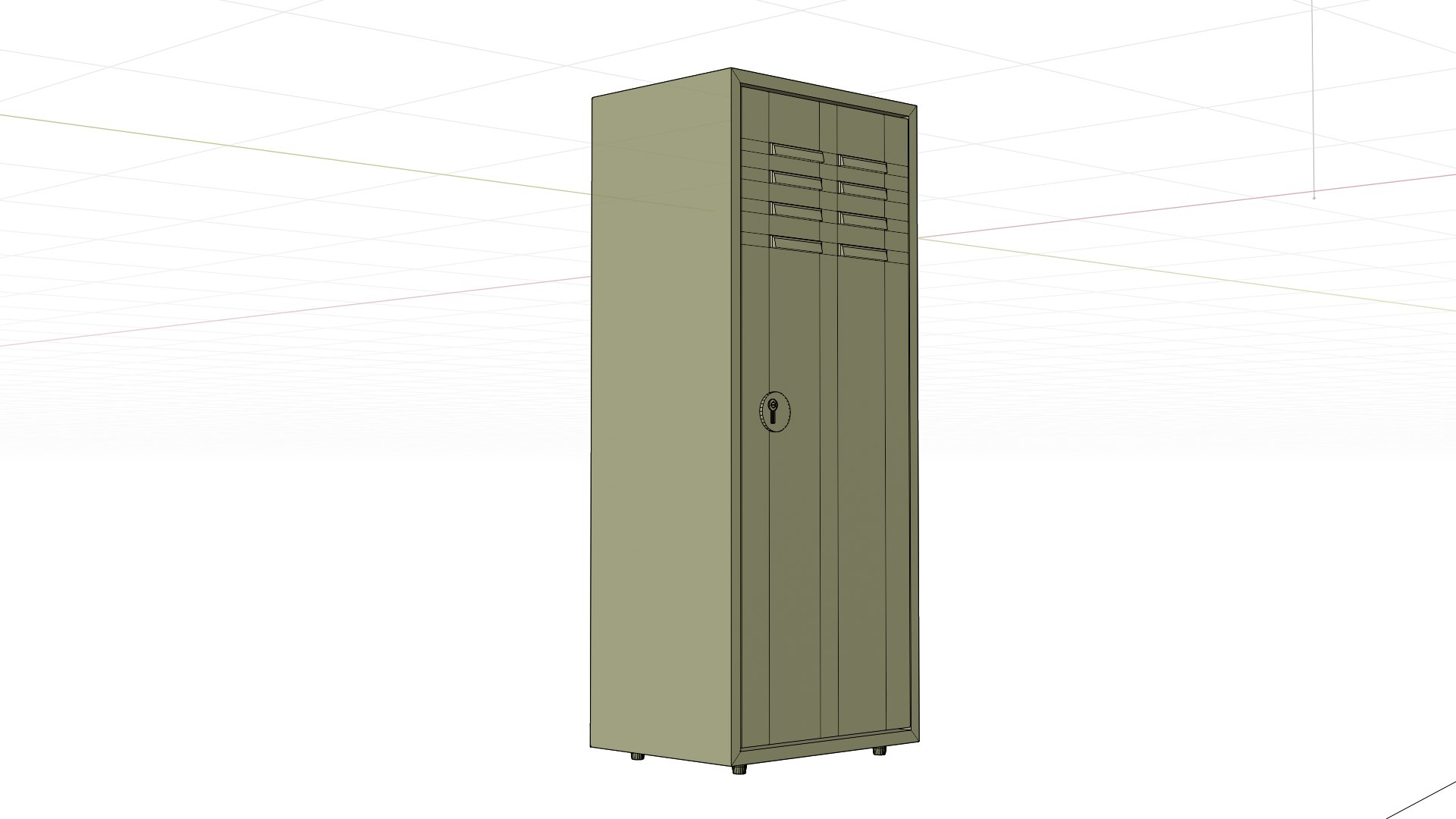 3D School Locker Model - TurboSquid 1967445