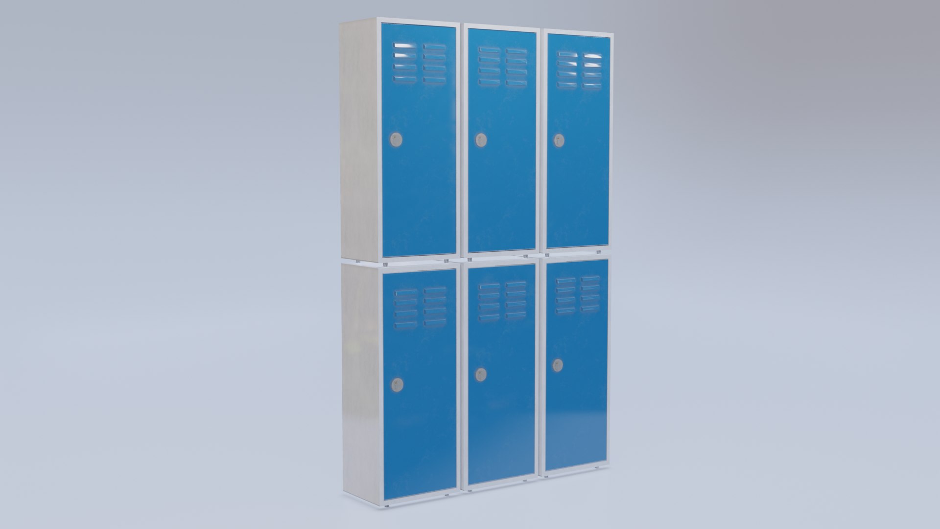 3D School Locker Model - TurboSquid 1967445