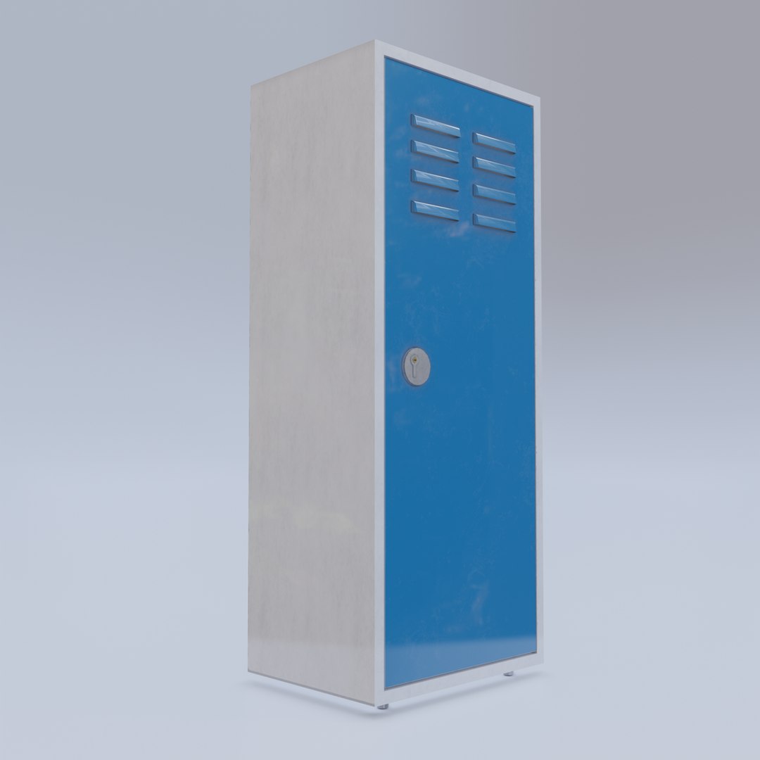 3D School Locker Model - TurboSquid 1967445