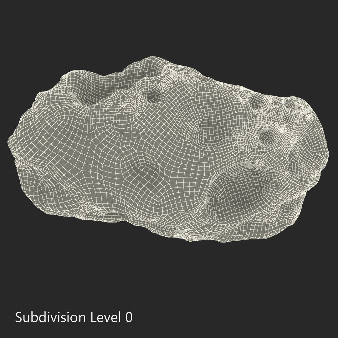 Meteorite Modeled 3d Model