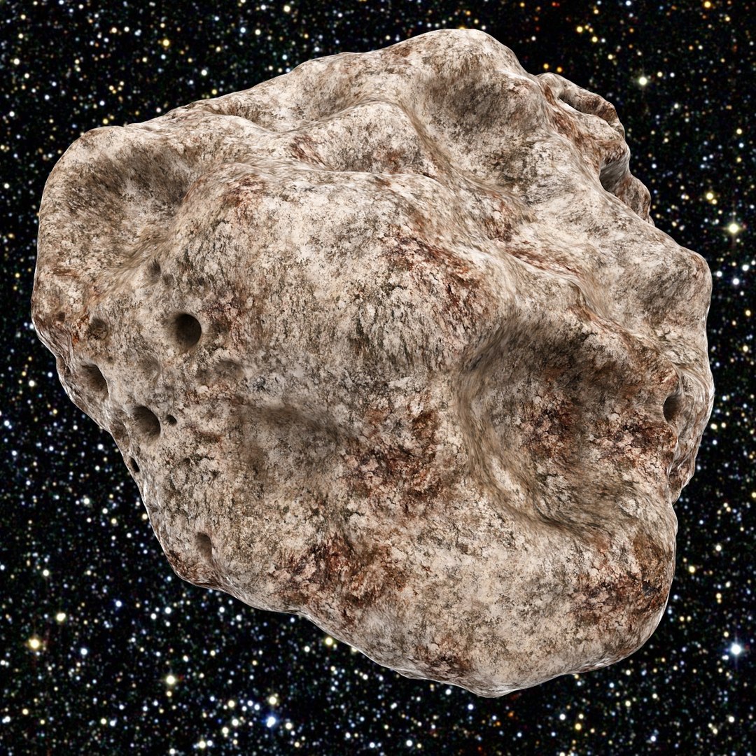 Meteorite Modeled 3d Model